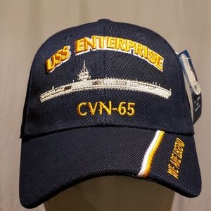 Accessories | Military Us Navy Uss Enterprise Hat | Poshmark